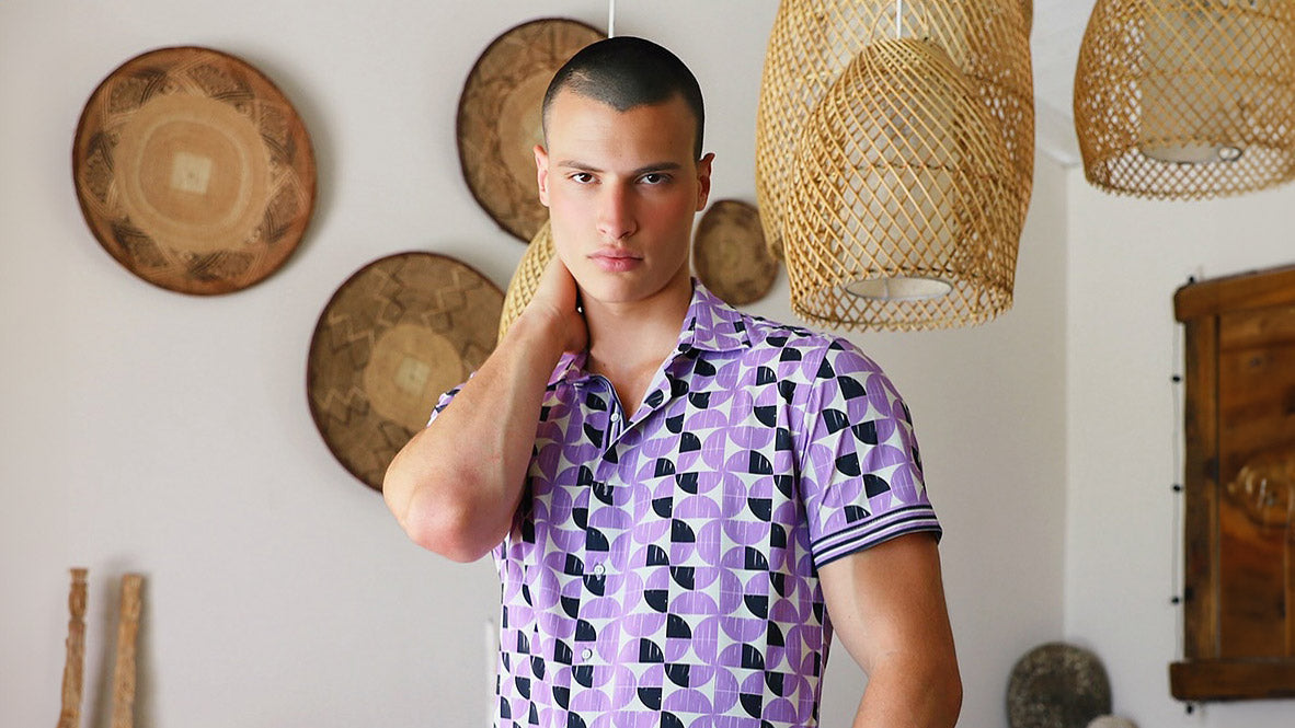 Printed Button Down Shirts for Men