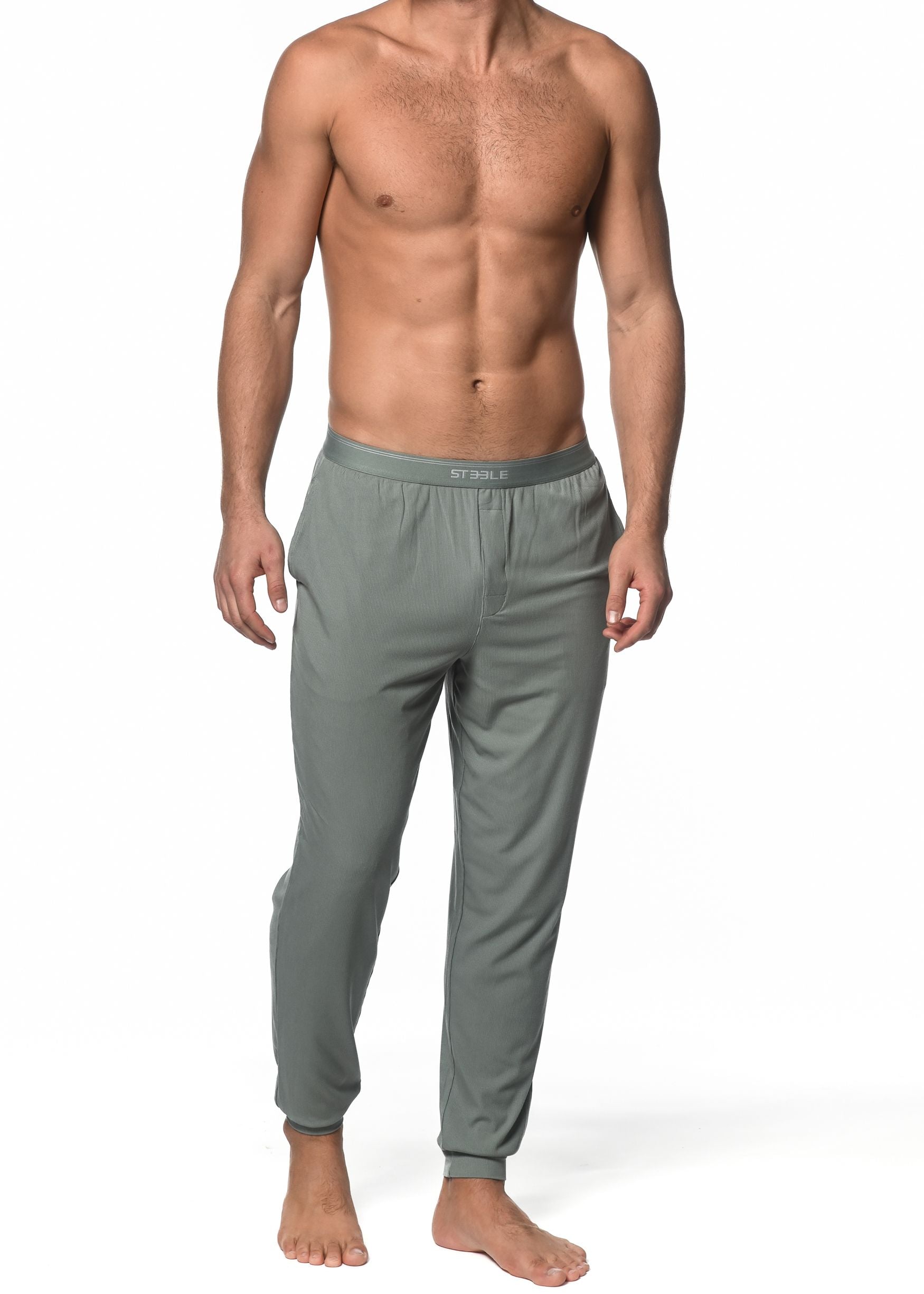 SEAFOAM RIB MODAL LOUNGE PANTS ST-16006
